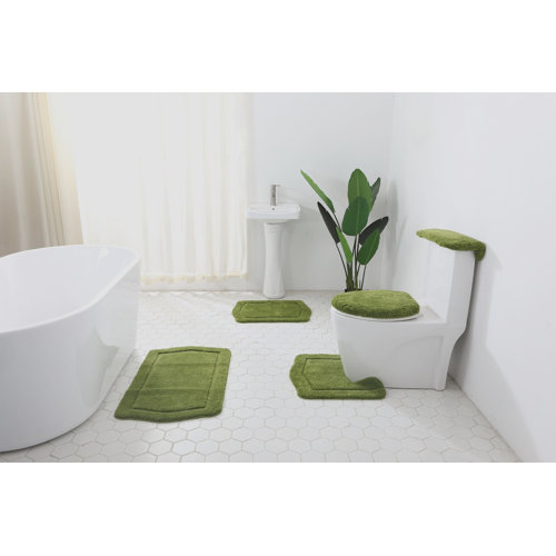 Wayfair | Green Bath Rugs & Mats You'll Love in 2023