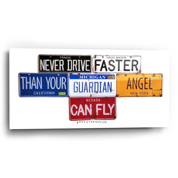 Trinx Guardian Angel On Plastic/Acrylic by Gregory Constantine Print ...