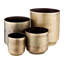 George Oliver Verner Flower 4 Piece Metal Pot Planter Set & Reviews ...