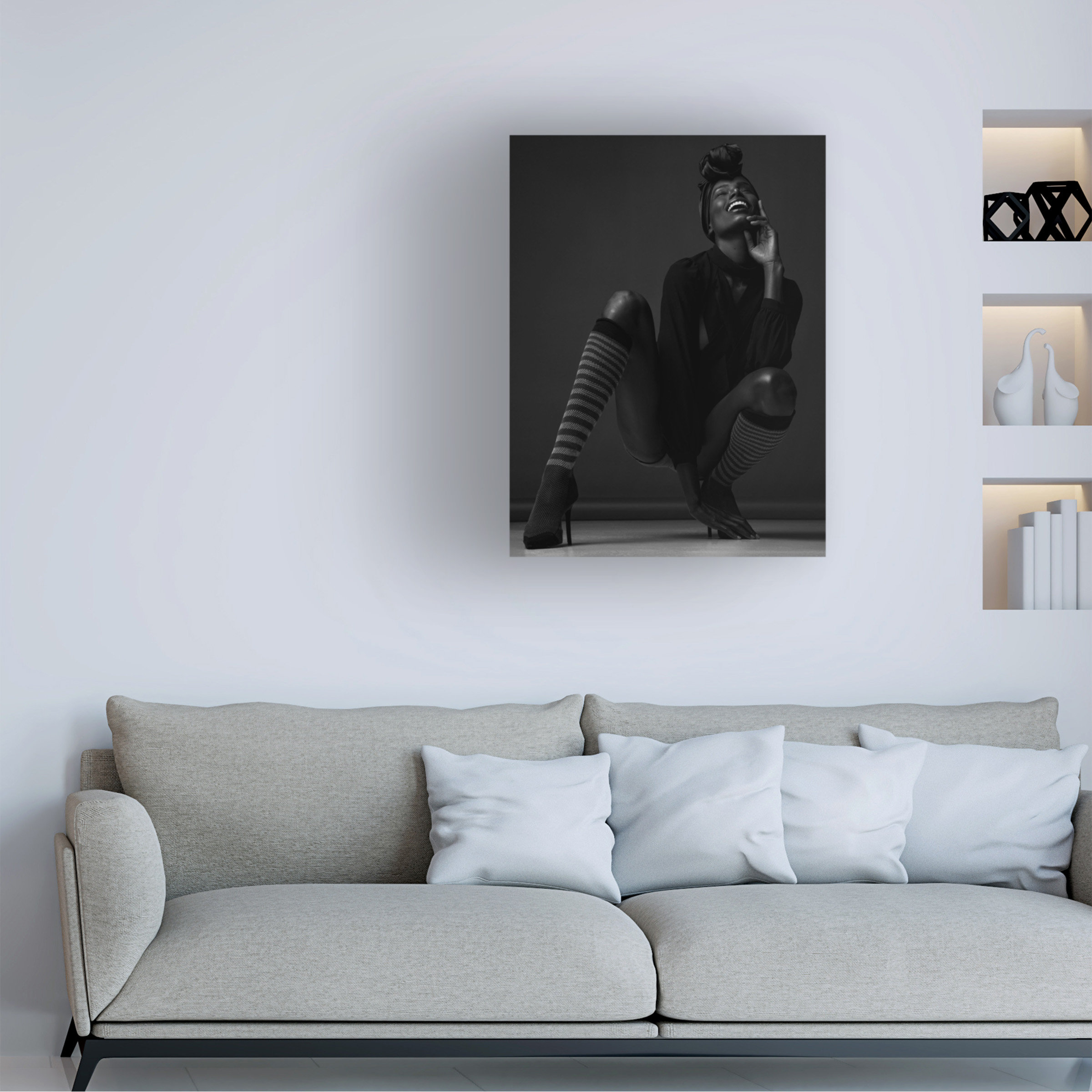 Mercer41 Happy Erika by Anderson Diaz - Unframed Graphic Art on Canvas ...