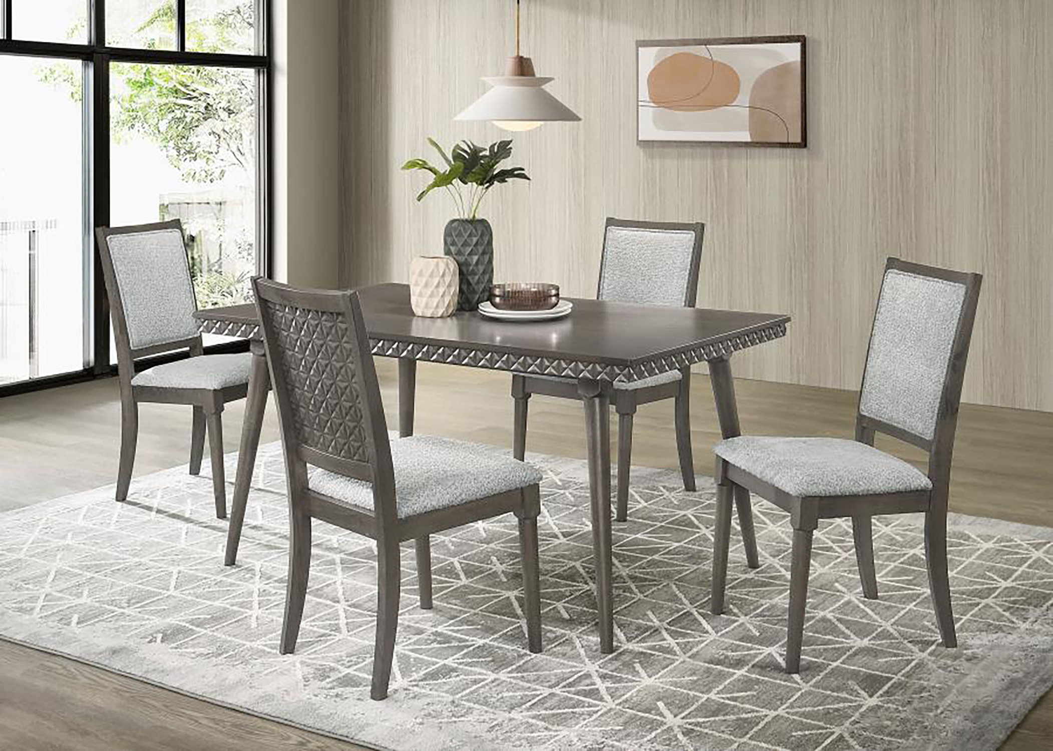 Winston Porter Campagna 5-pcs Dining Table Set - Wayfair Canada