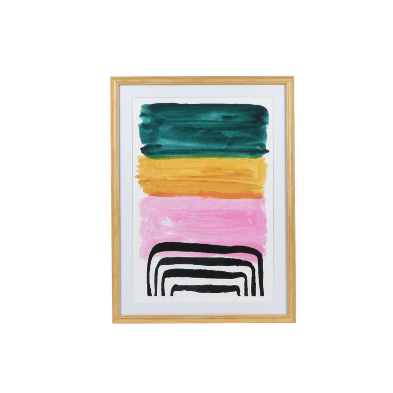 Wrought Studio™ Abstract Side - Shadowbox Graphic Art | Wayfair