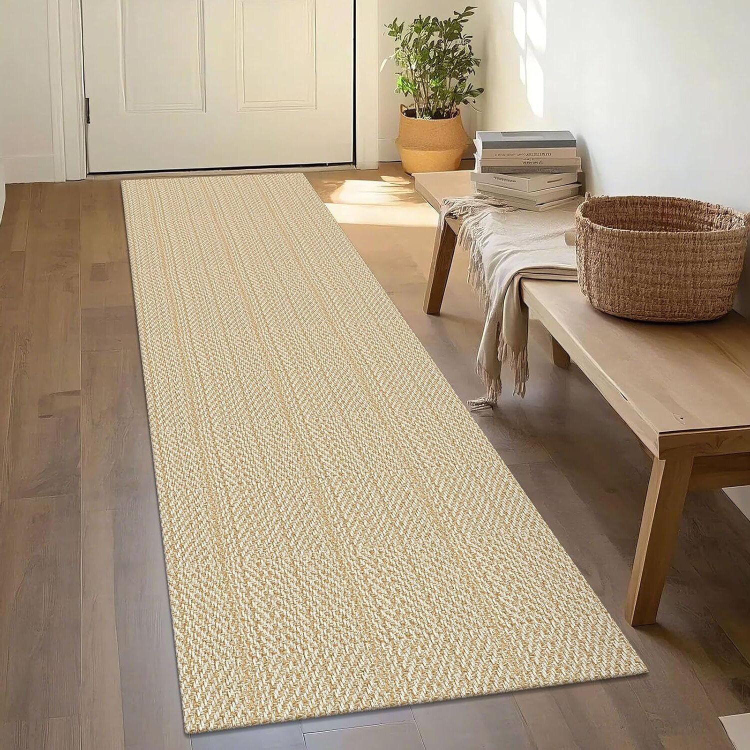 VENOPU 2x6 Non Slip Rubber Backed Runners for Hallways Entryway ...