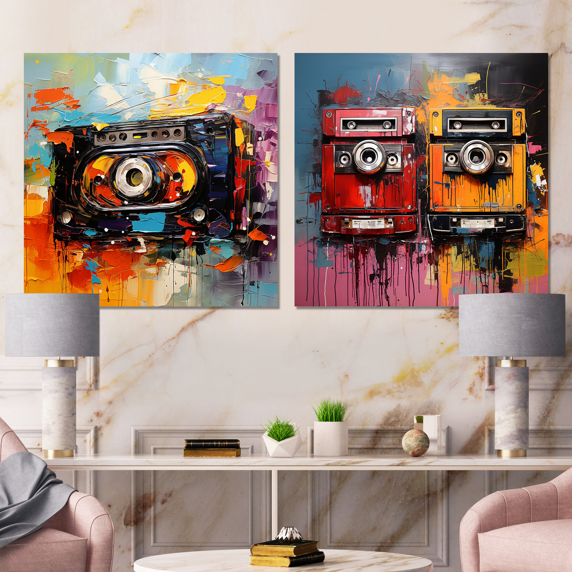 Trent Austin Design® Colorful Insta Gram Photo Camera I - Cassette ...