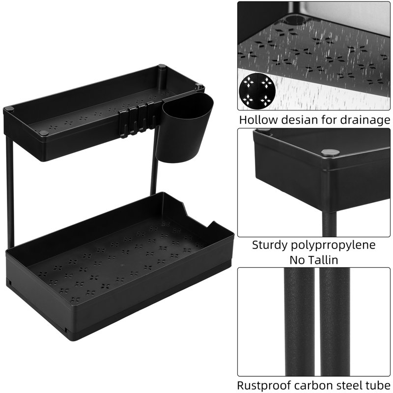 sawpy Plastic Under Sink Organizer | Wayfair