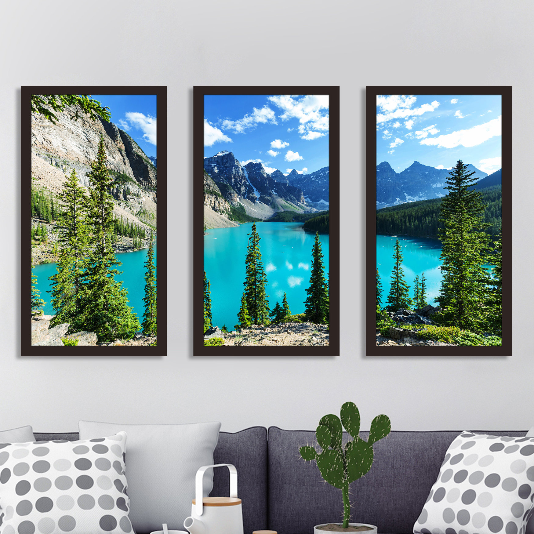 Picture Perfect International "Banff National Park" - 3 Piece Picture ...