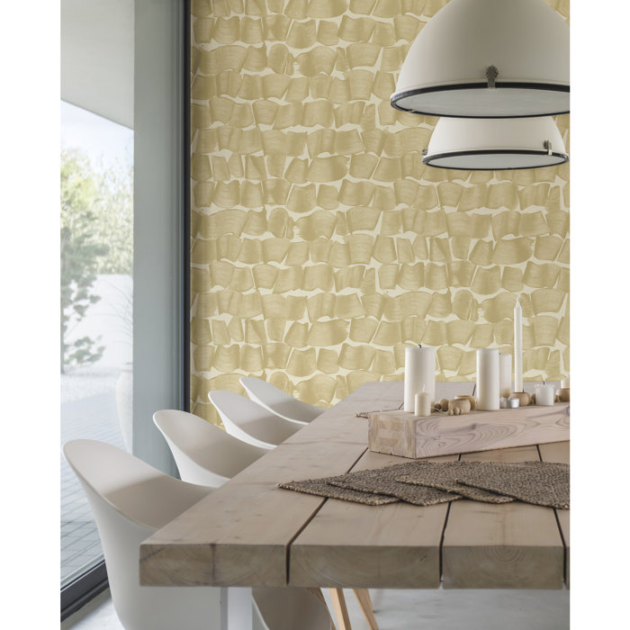 York Wallcoverings Ama Abstract Wallpaper Roll & Reviews | Perigold