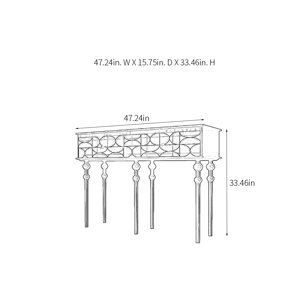 Liu's ink furniture Retro Multifunctional Art Console Table | Wayfair