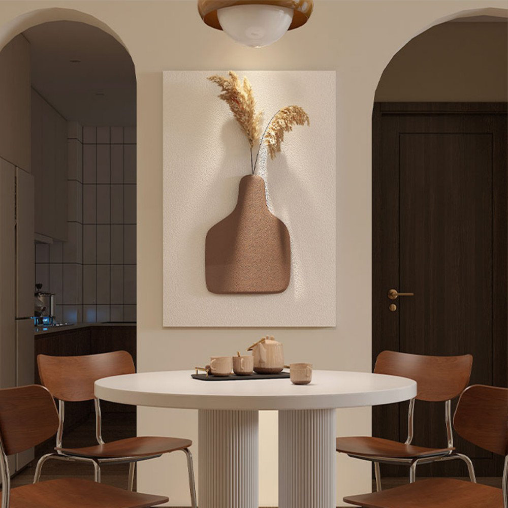 Organix Oasis Cream style handmade sandstone texture painting corridor ...