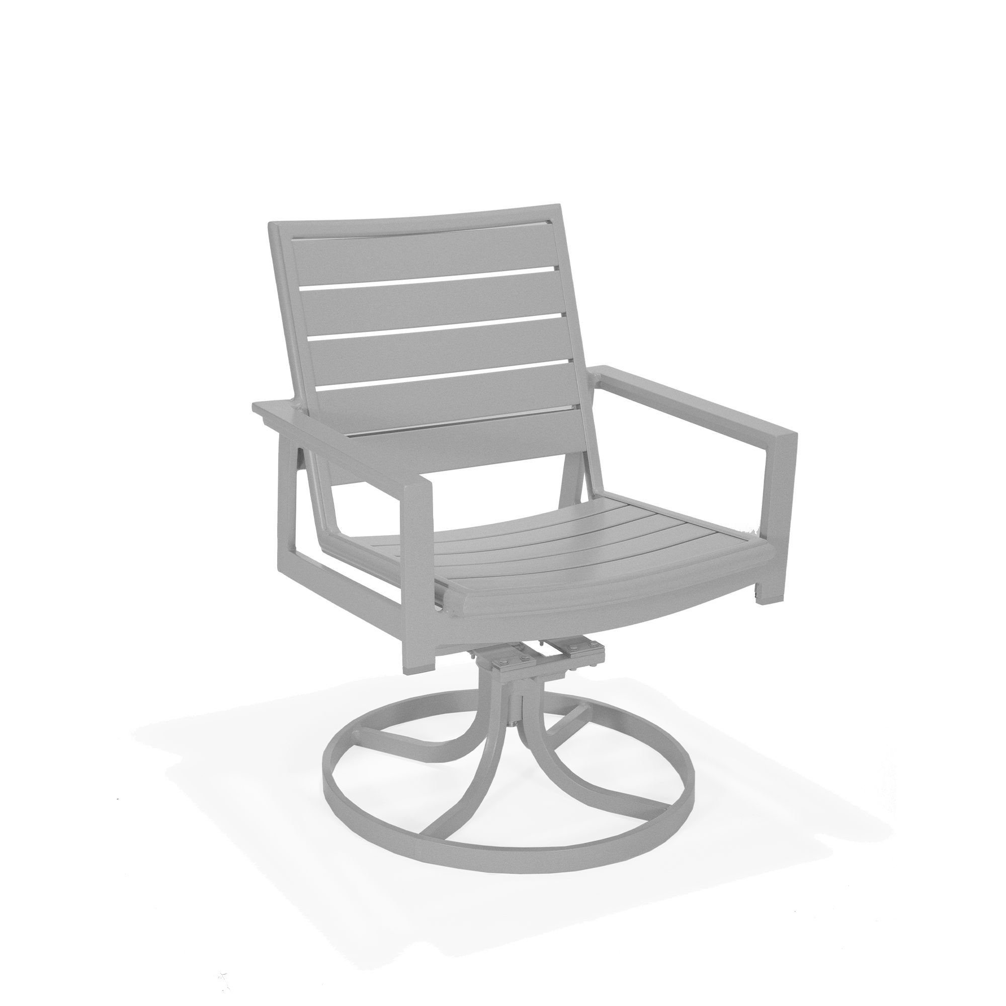 Winston Hamilton Slat Swivel Rocker Dining Chair | Perigold