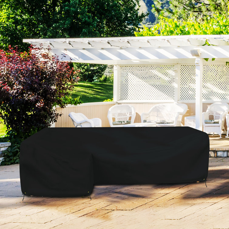 Covers & All Heavy Duty Waterproof L Shaped Patio Sofa Cover, Multi ...