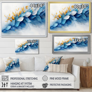 Mercer41 Renfroe - Floral Canvas Art Print | Wayfair