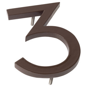 Montague Metal Products 8'' H Metal House Number & Reviews | Wayfair