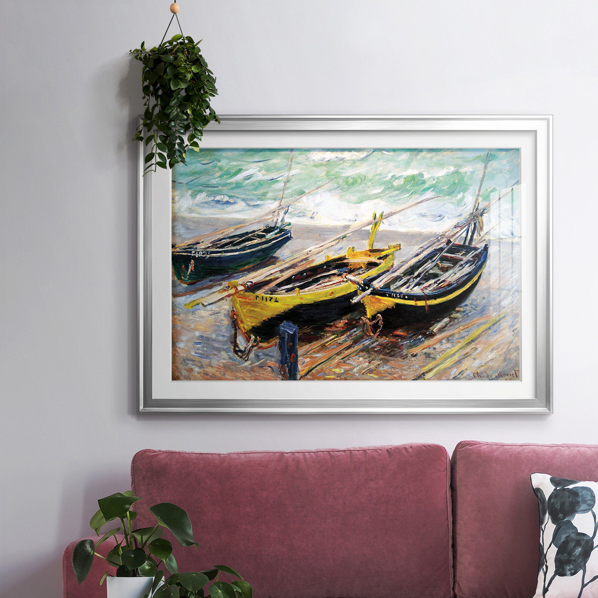 Vault W Artwork Monet -FramedFramed Print W Beveled Matt and Glass ...