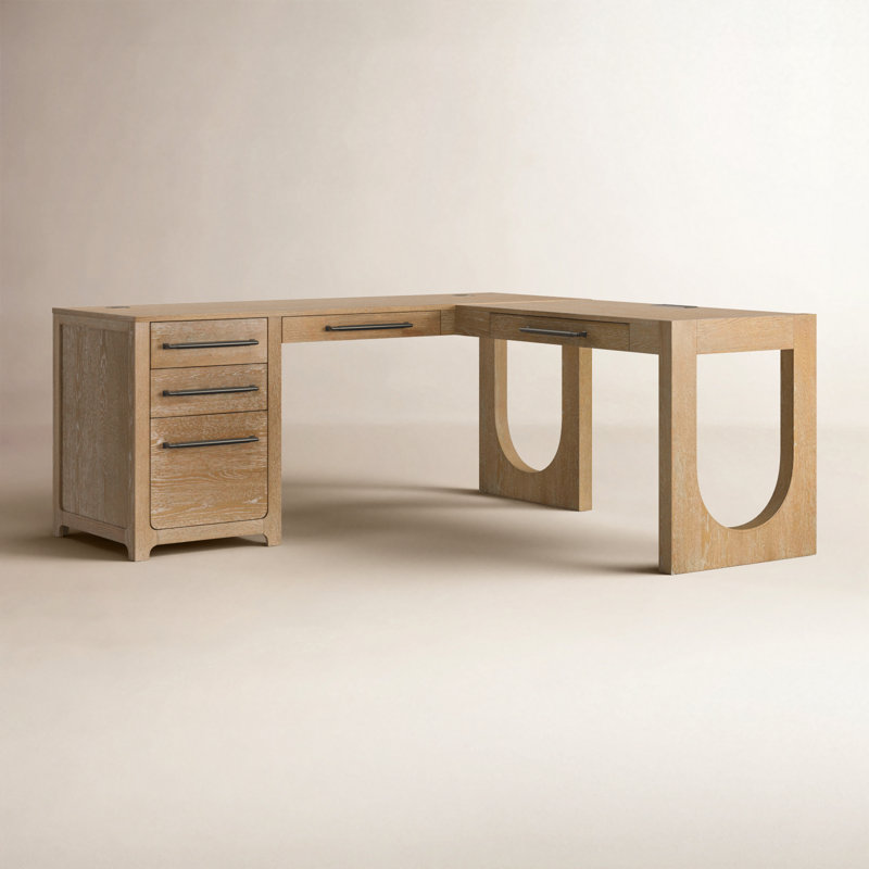 Birch Lane™ Fitzgerald L-Shape Desk & Reviews | Birch Lane
