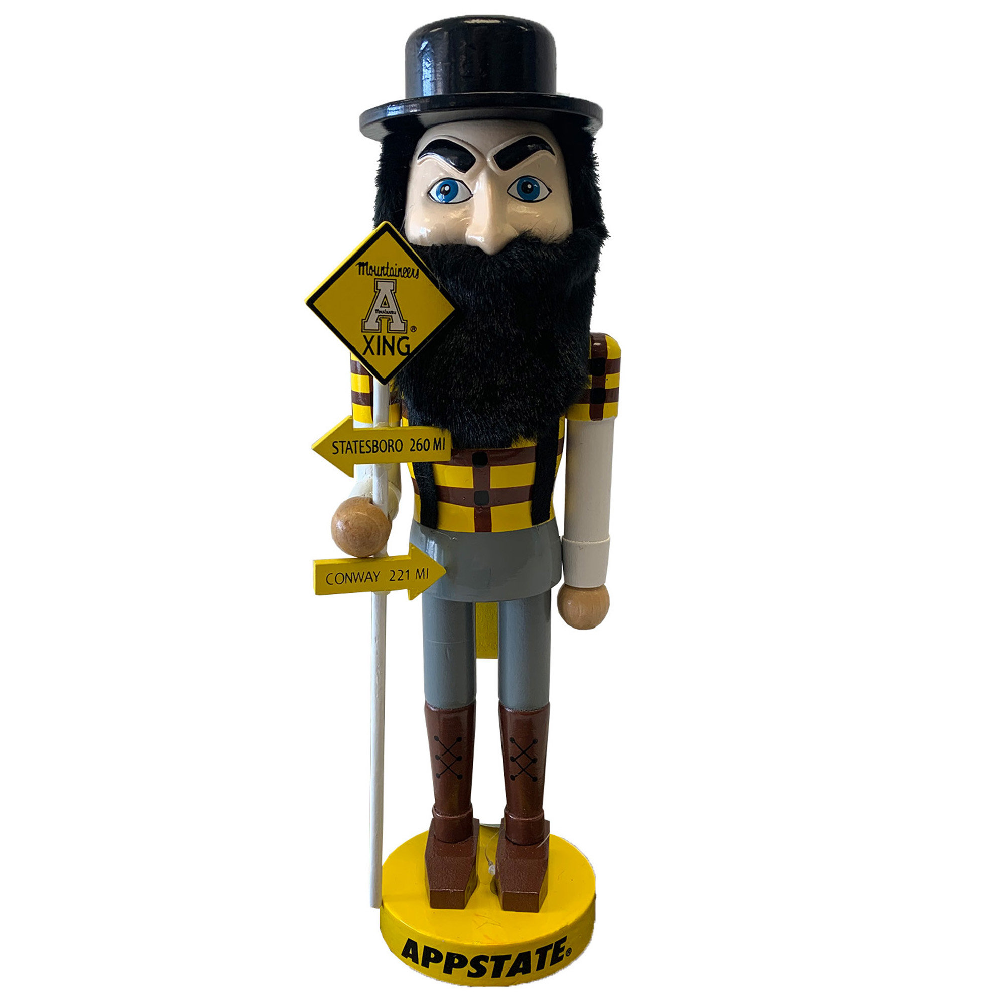 The Holiday Aisle® 12" Appalachian State Rivalry Nutcracker | Wayfair