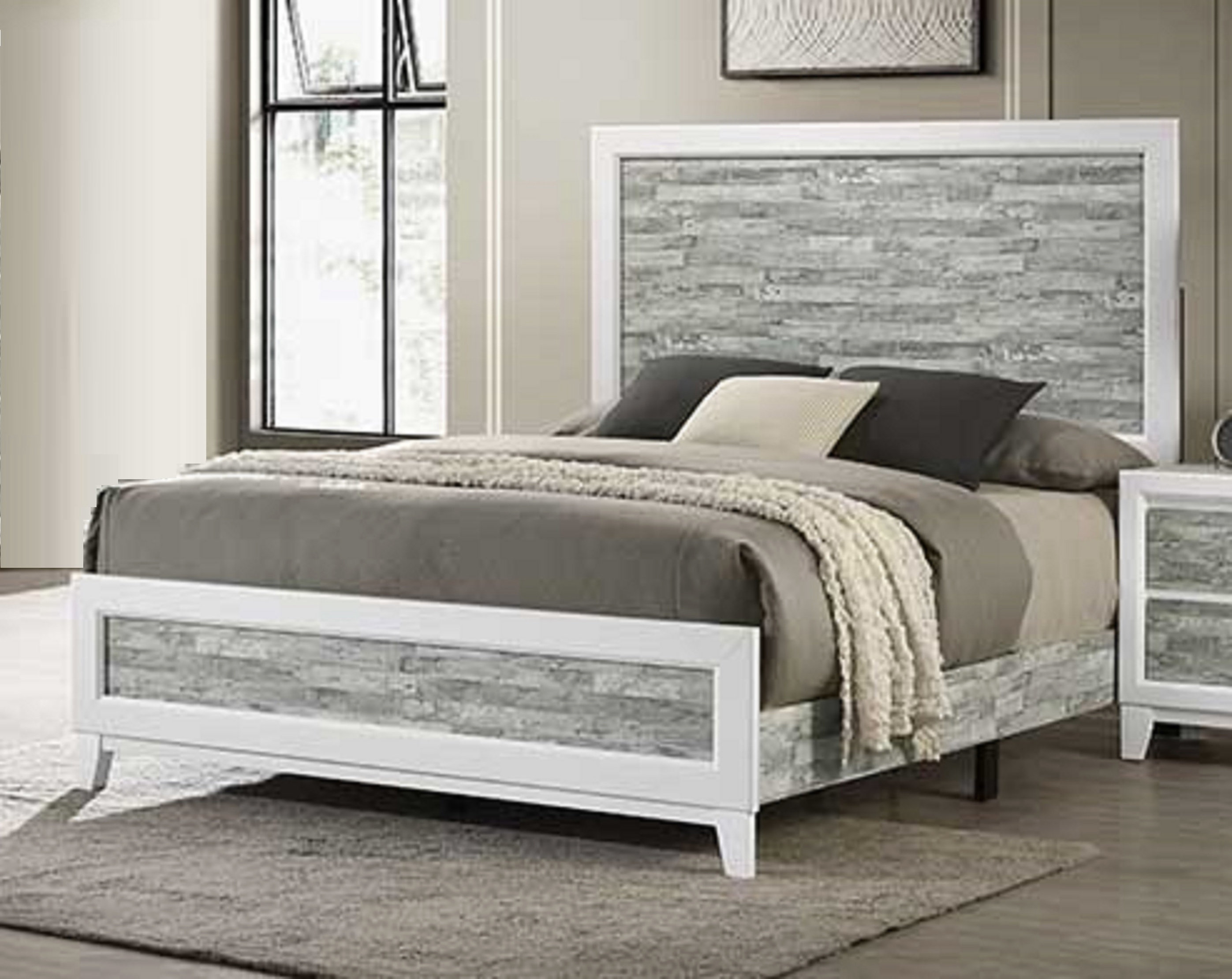 Red Barrel Studio® Modern/Contemporary Style Panel Bed & Wooden Bedroom ...