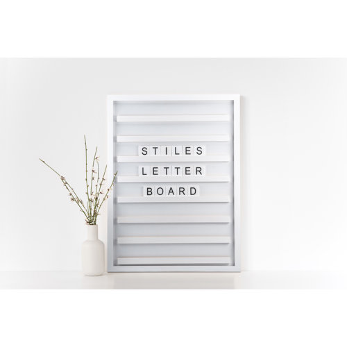 Latitude Run® Wood Changeable Letter Board | Wayfair