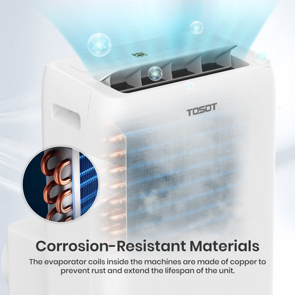 TOSOT 12,000 BTU Portable Air Conditioner for 450 Square Feet with ...