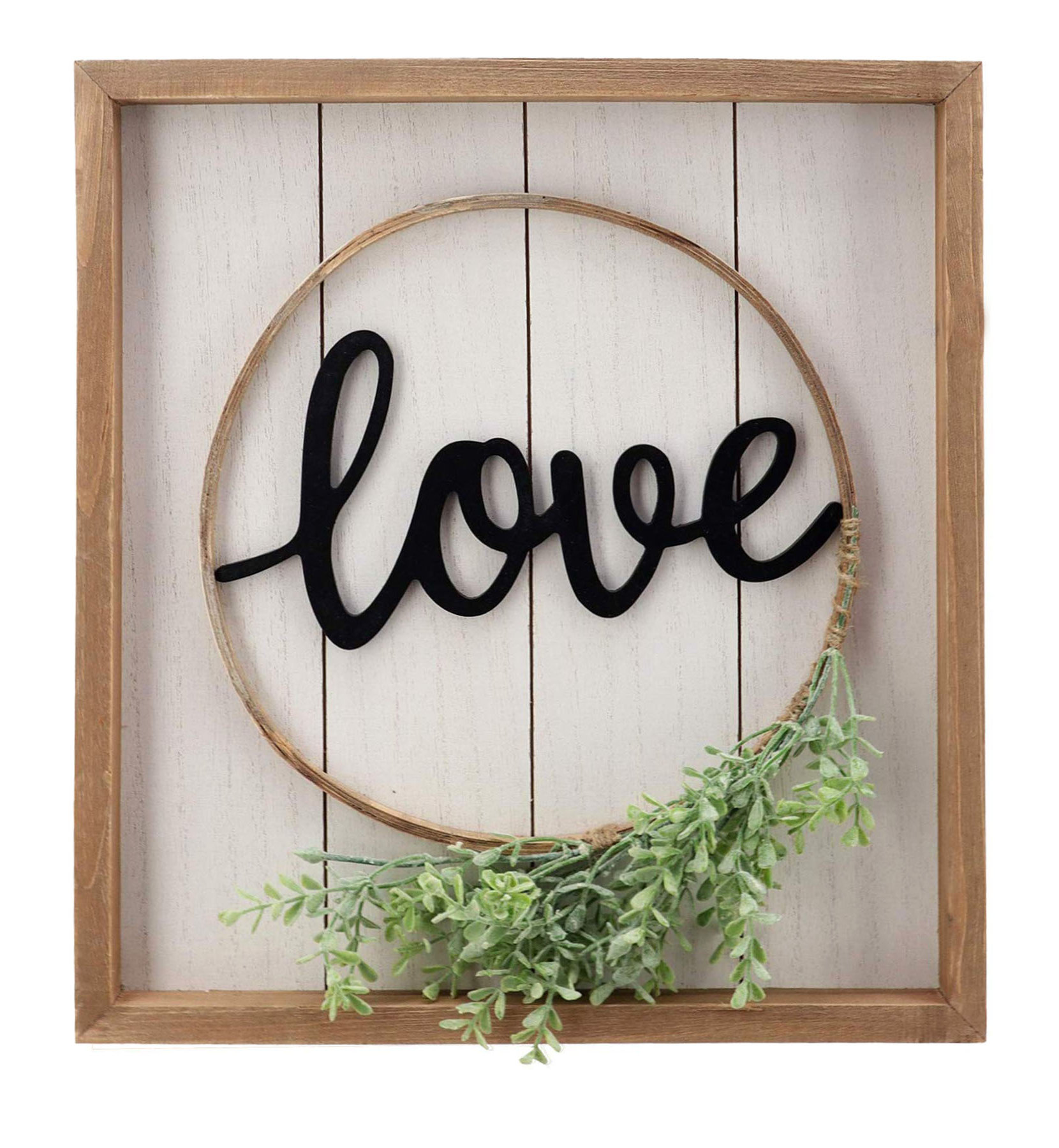 Gracie Oaks Love Decorative Sign Wall Décor & Reviews | Wayfair