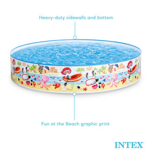 Intex Beach Days Snap Set Pool & Reviews | Wayfair