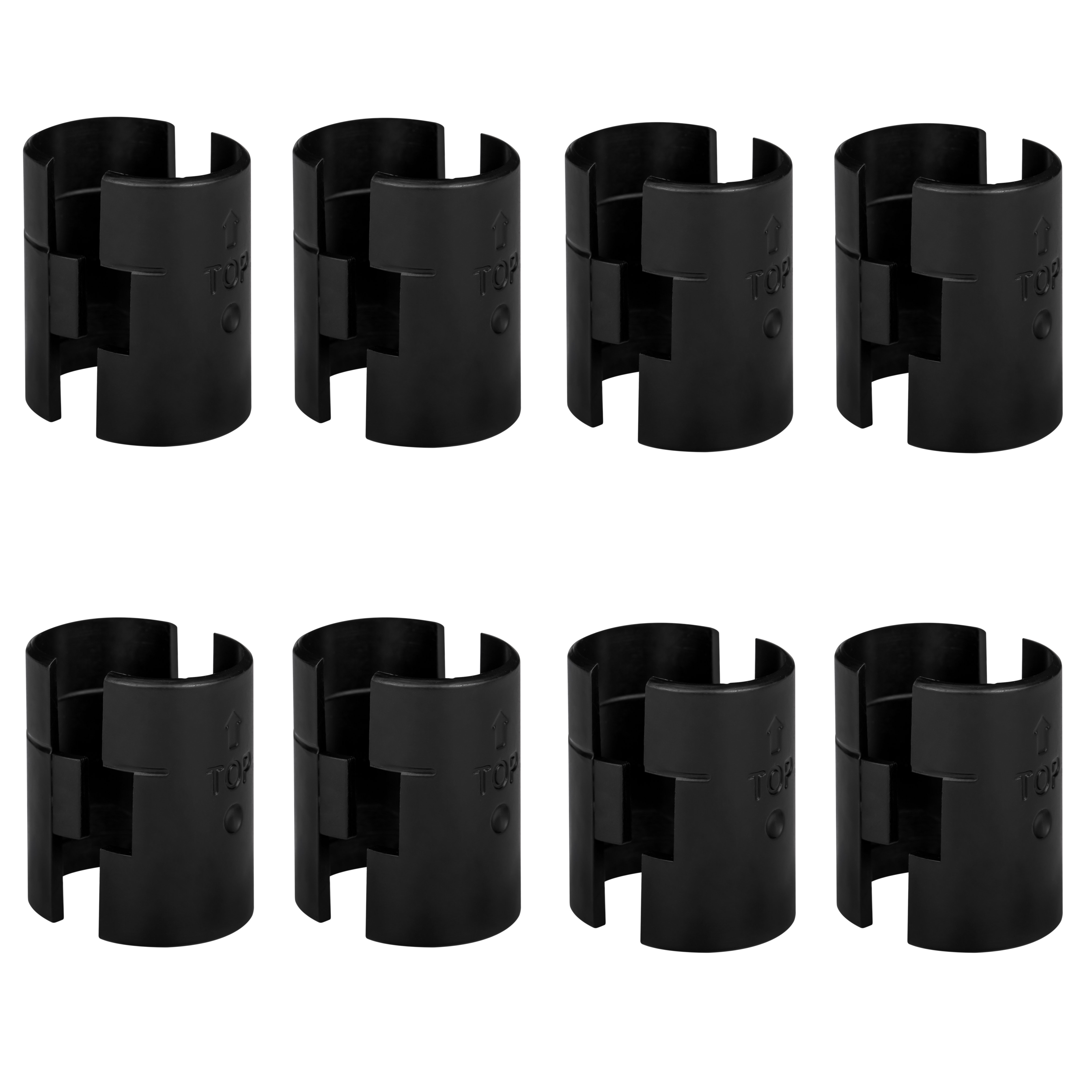 DuraSteel Wire Shelf Lock Clips Shelving Sleeves For 1" Post | Wayfair