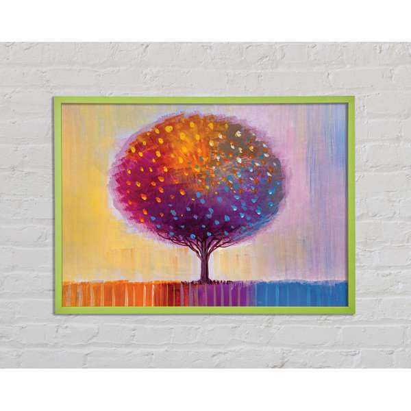 Ophelia & Co. Vinco Stunning Round Tree Rainbow - Single Picture Frame ...