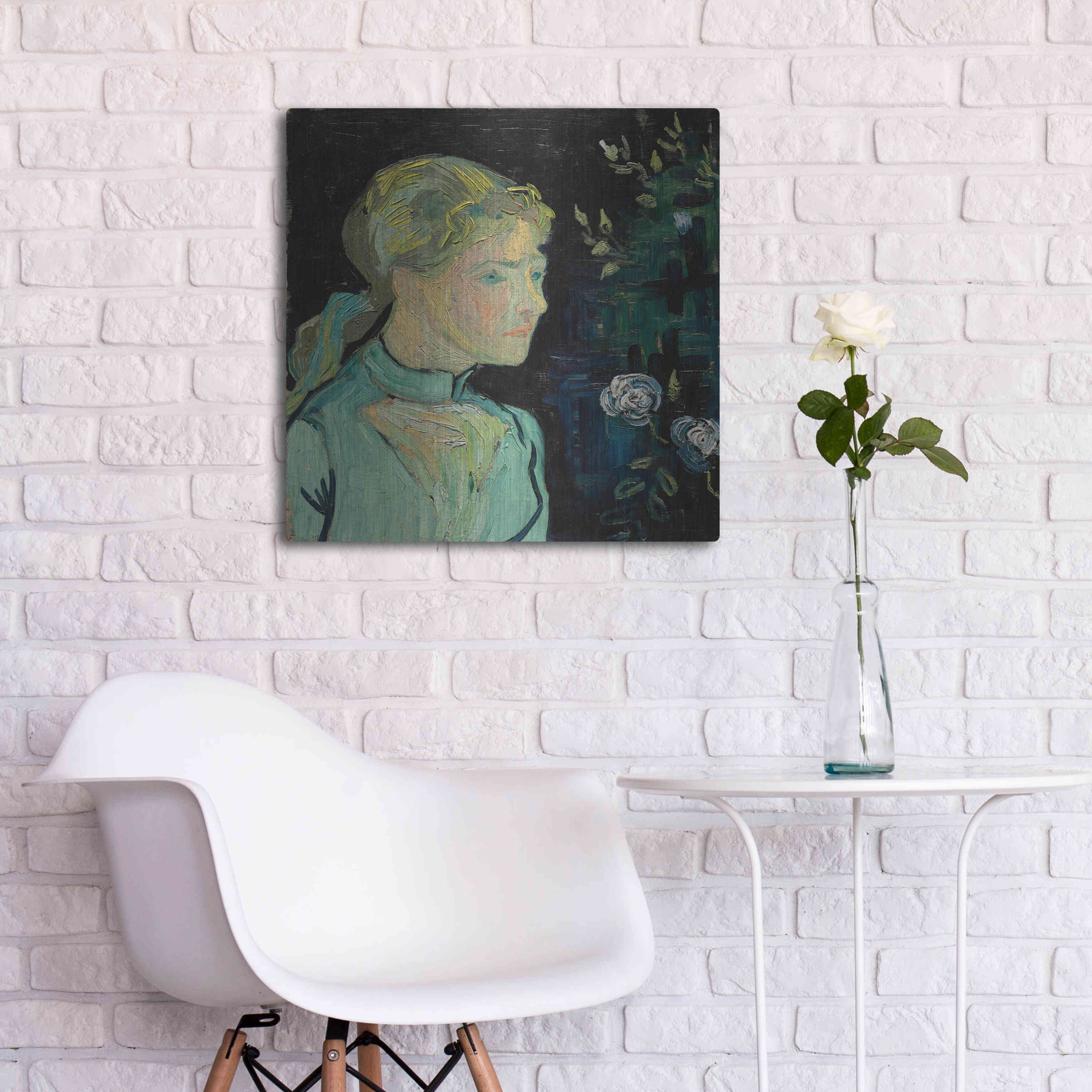 Red Barrel Studio® Adeline Ravoux 1890' by Vincent Van Gogh, Metal Wall ...
