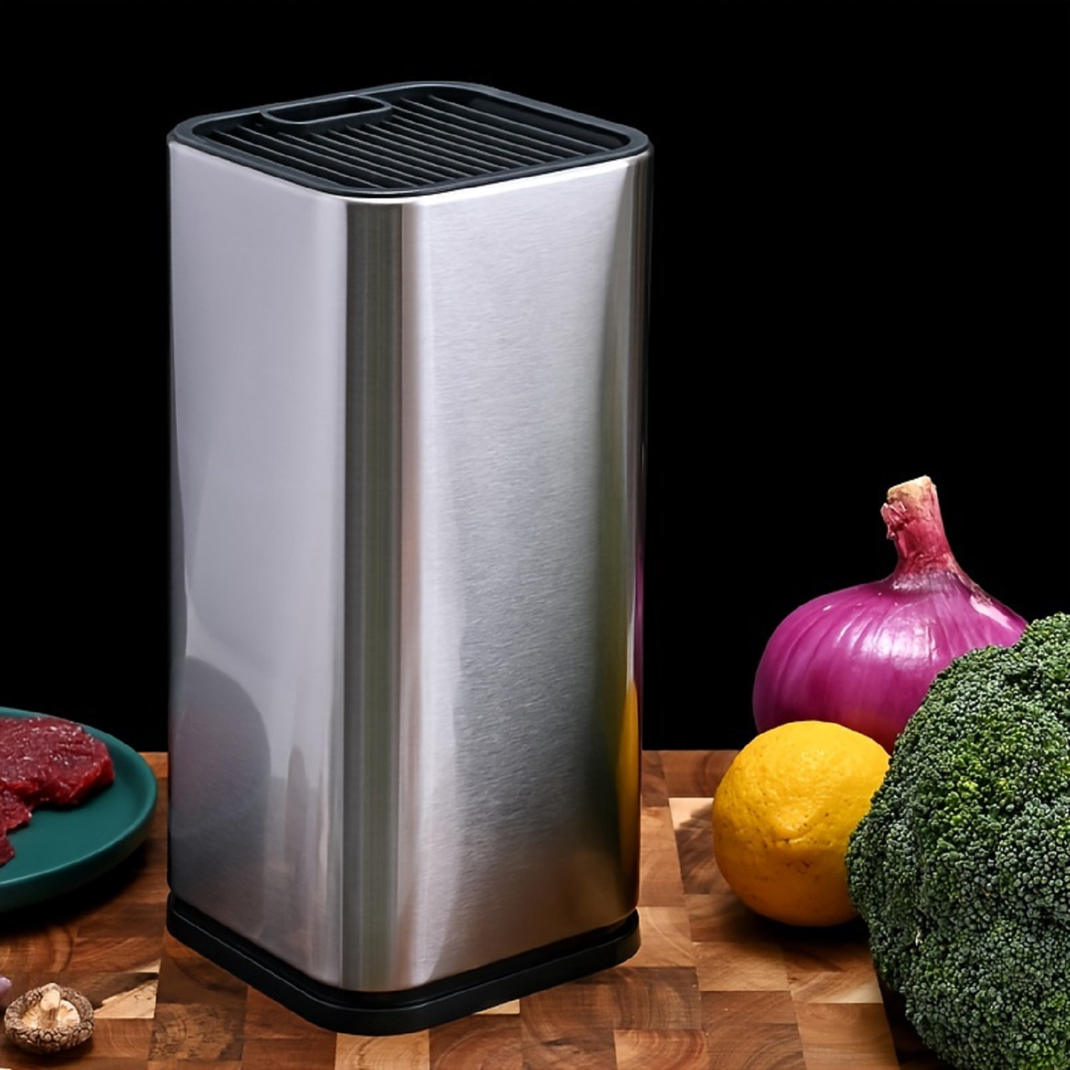 QXXSJ 1pc Knife Holder, Stainless Steel Knife Holder For Kitchen ...