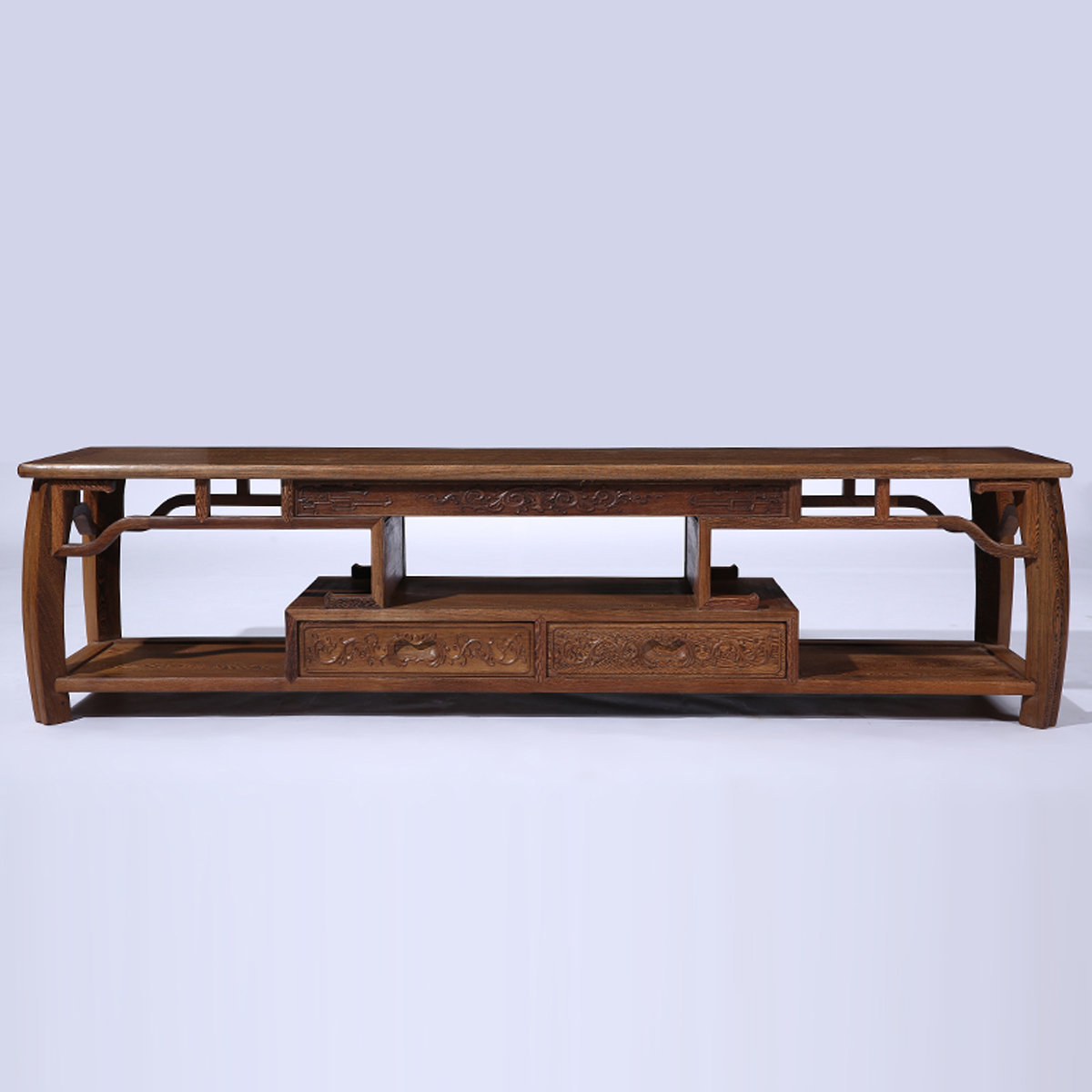 Feel High Pillows 85.04" Brown Standard Solid Wood TV Stands - Wayfair ...