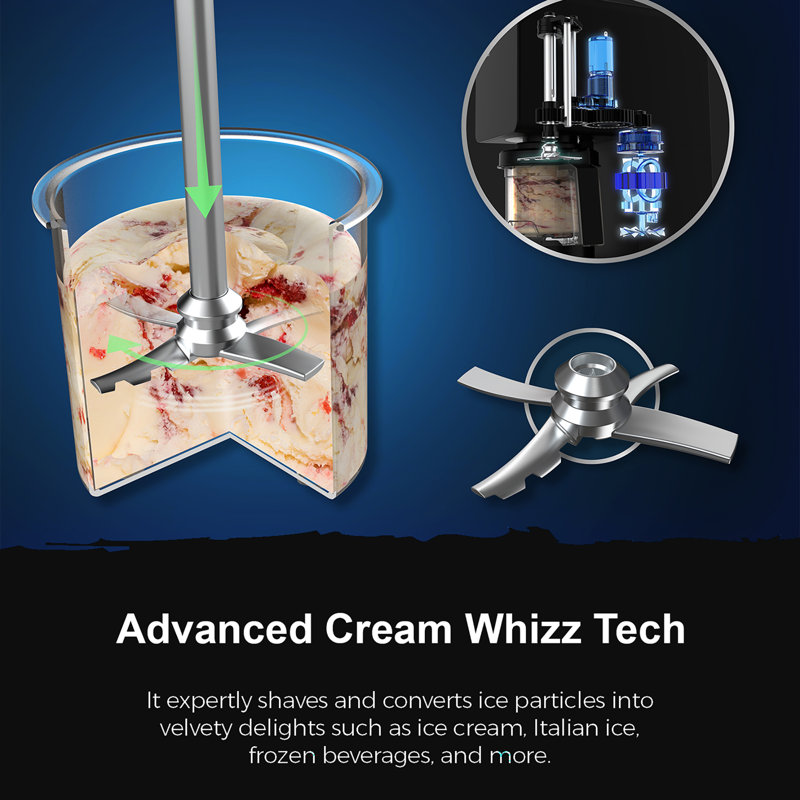 Food Genie: Dessert Station - Black - 11-In-1 Ice Cream & Frozen Treat ...