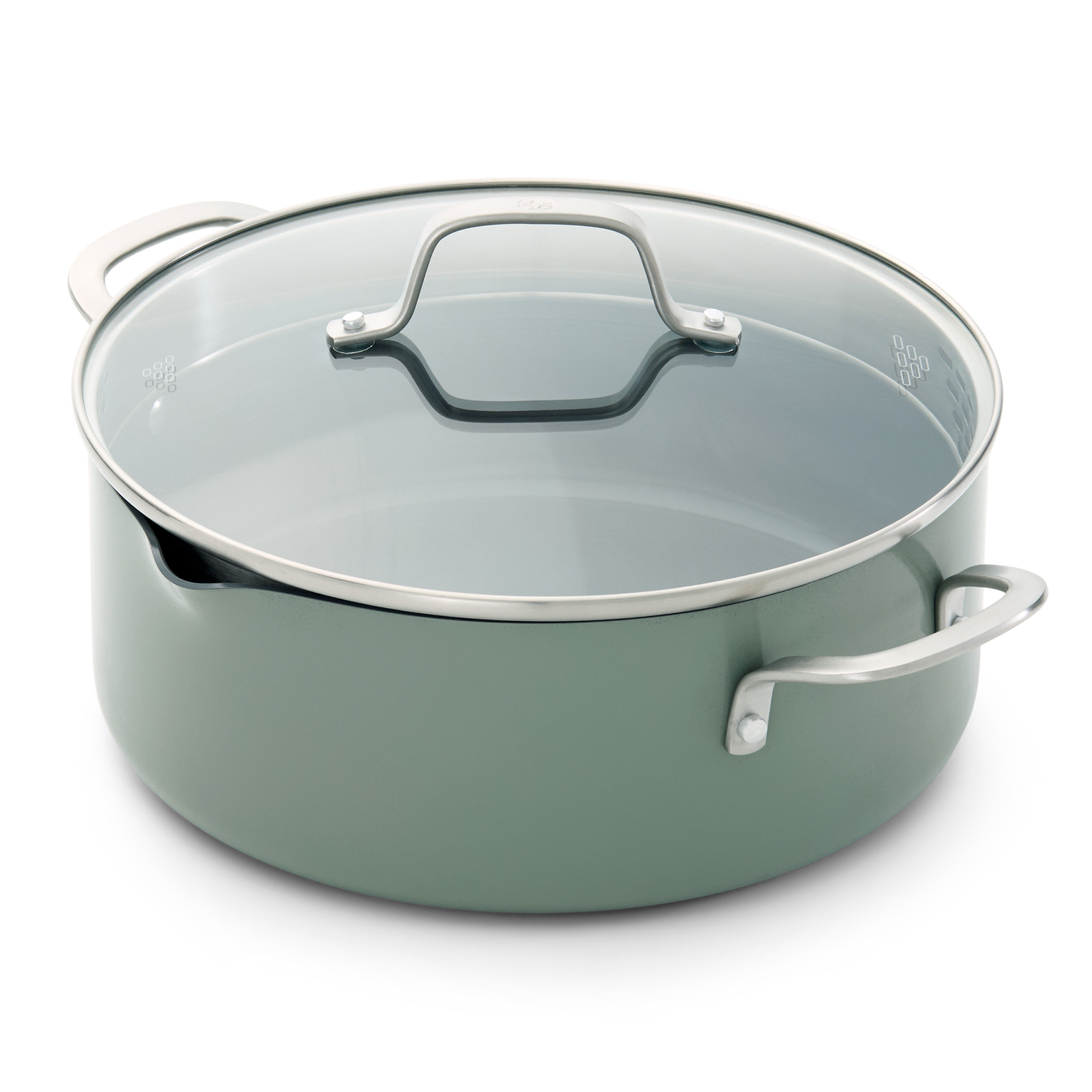 Calphalon Nonstick 5-Qt. Dutch Oven with Lid, Silver Ash & Reviews ...