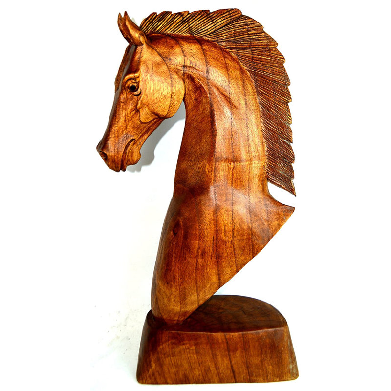 World Bazzar Horse Sculpture Arabian Mustang Stallion Horse Western ...