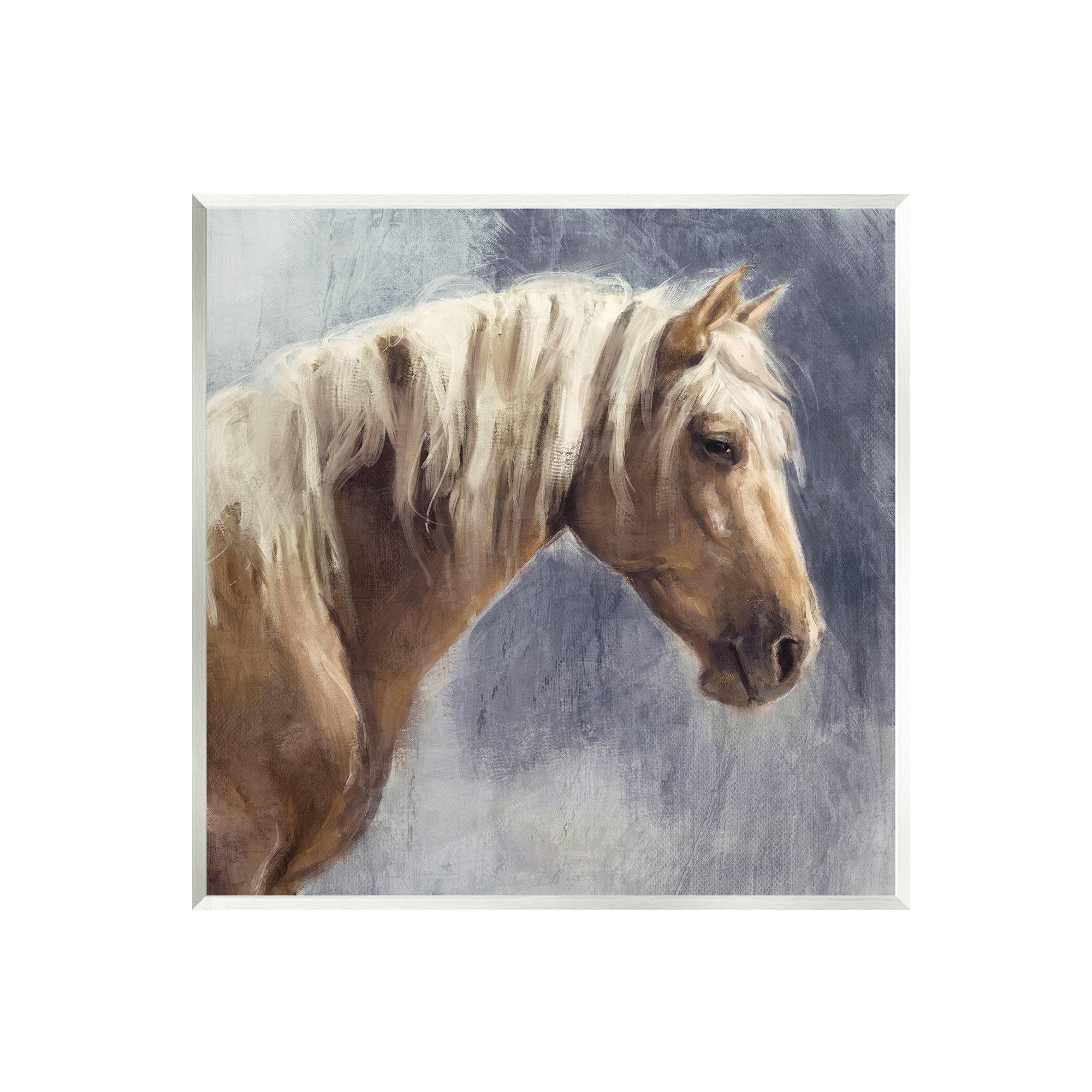 Stupell Industries Golden Boy Horse Portrait Wall Plaque Art Design By ...