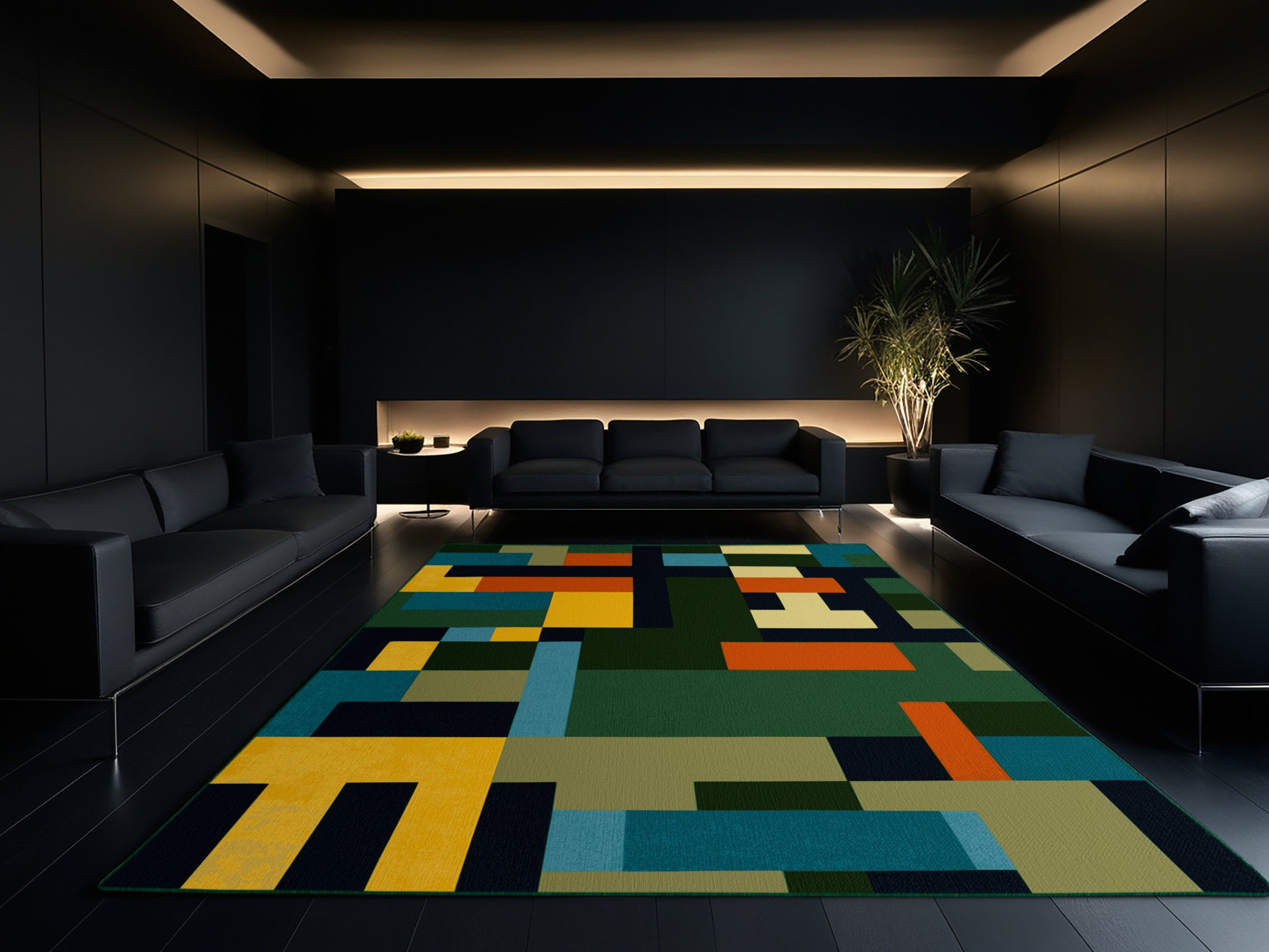 Ebern Designs Pixelized Peaks Rug - Wayfair Canada