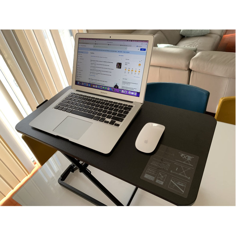 MASMIO 24" Laptop, Keyboard and Mouse Stand | Sit Stand Adjustable ...