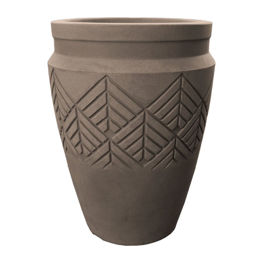 Loon Peak® Tribe Tall Planter 16.9" H | Wayfair