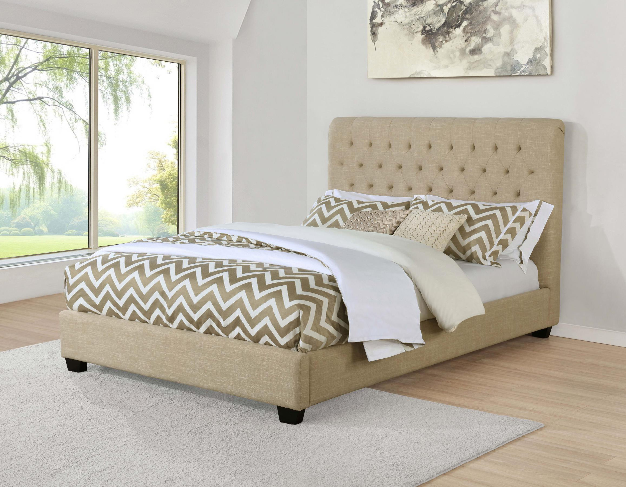 Latitude Run® Eckles Fabric Bed | Wayfair
