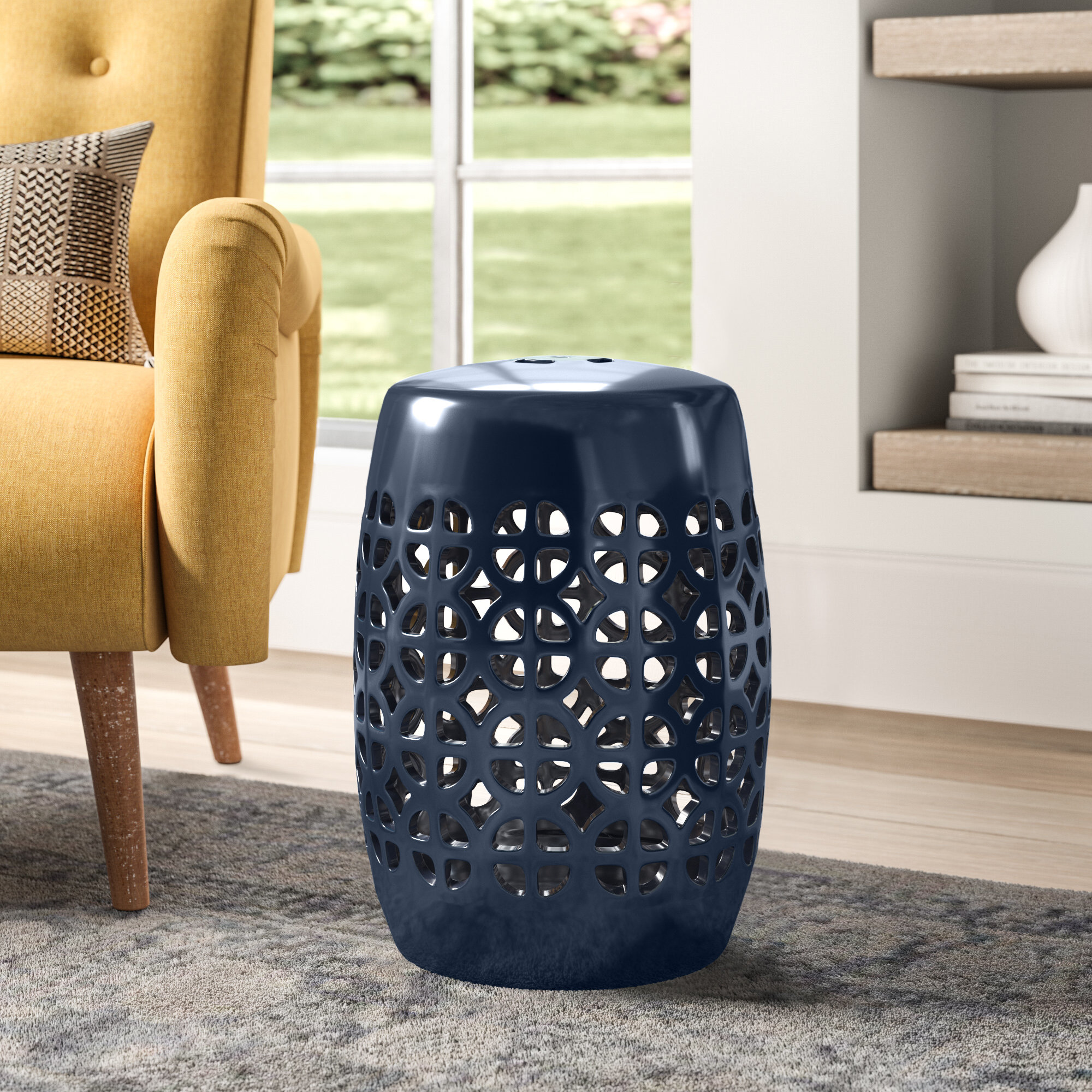 Breakwater Bay Becquere Ceramic/Porcelain Garden Stool & Reviews | Wayfair
