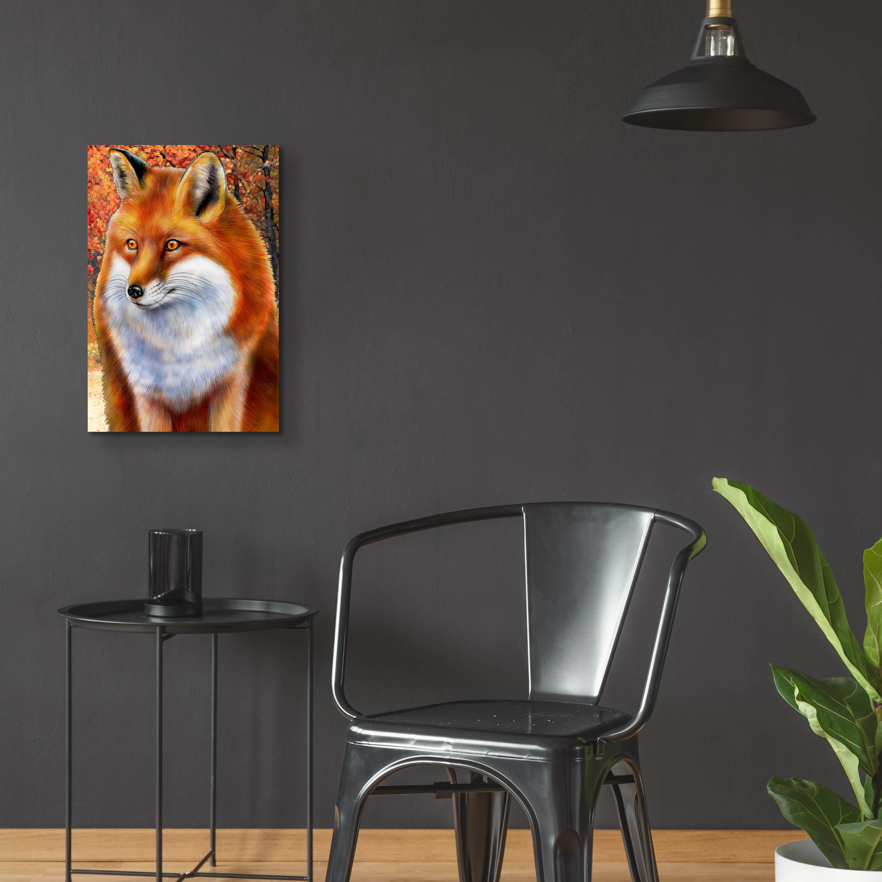 Millwood Pines 'Fox' by Tim Jeffs Acrylic Glass Wall Art | Wayfair