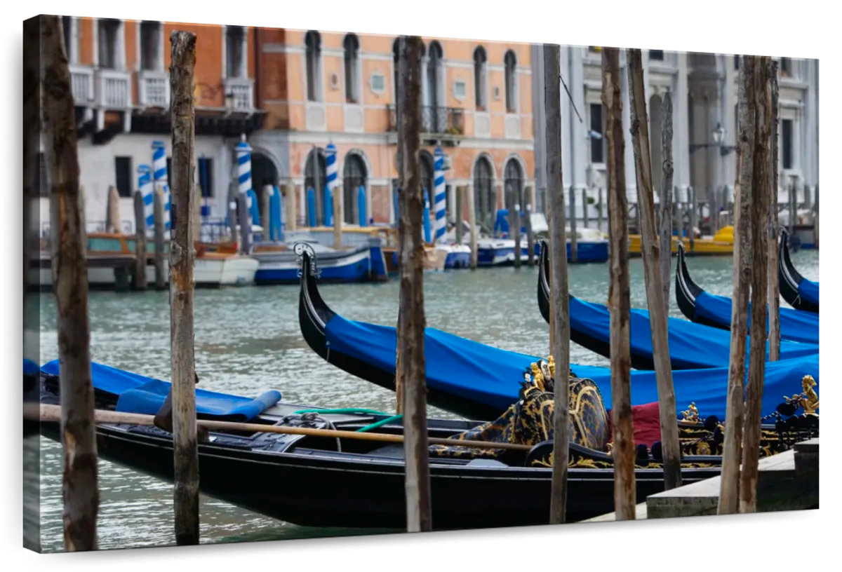 Ebern Designs Mehar Gondolas On The Grand Canal In Venice Italy | Wayfair
