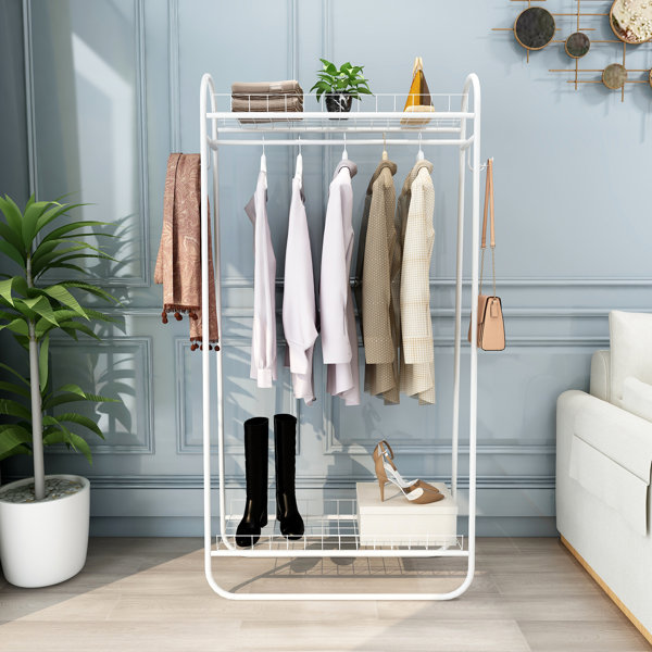 Rebrilliant Rinehart 32.9" W Garment Rack & Reviews | Wayfair