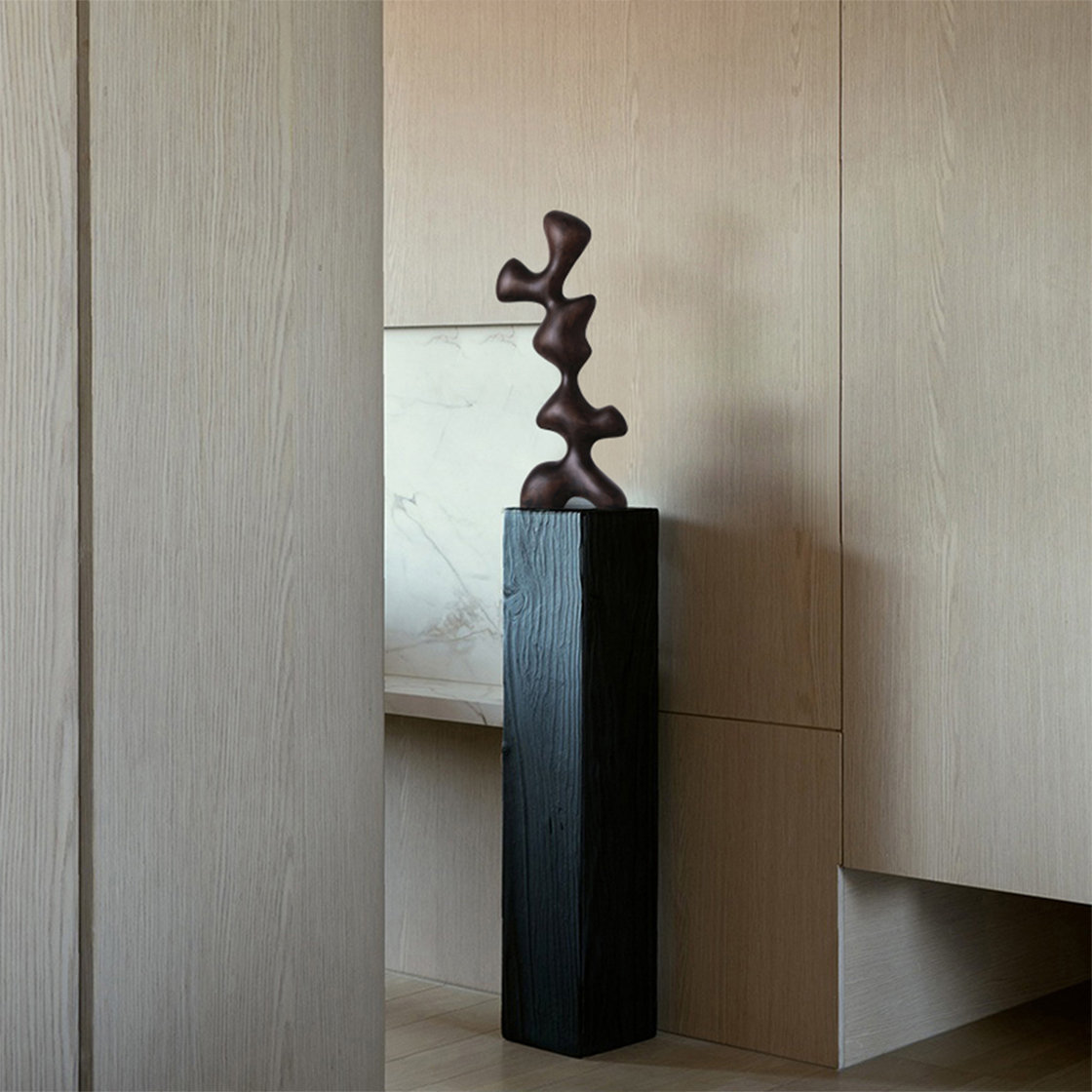 Orren Ellis Brownness+Free Form+Solid Wood+Decorative Object | Wayfair