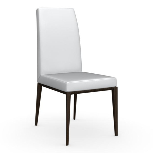 Calligaris Bess Upholstered Dining Chair with Wooden Base | Wayfair