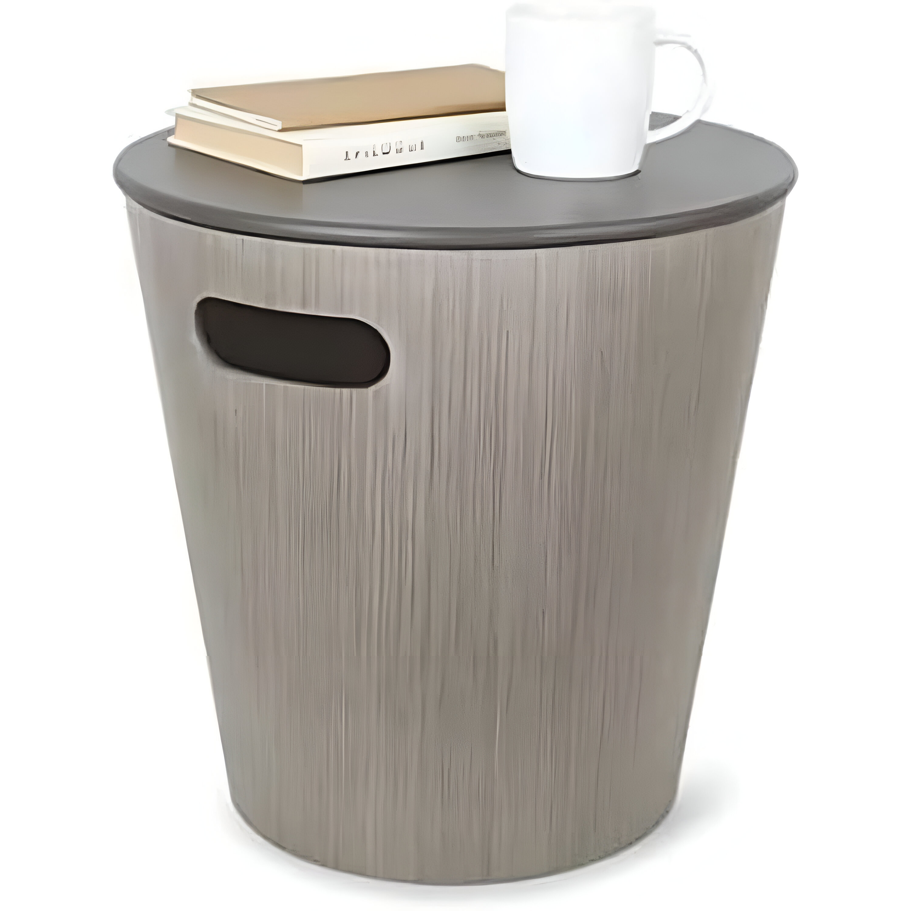 Umbra Woodrow Storage Stool Grey | Wayfair