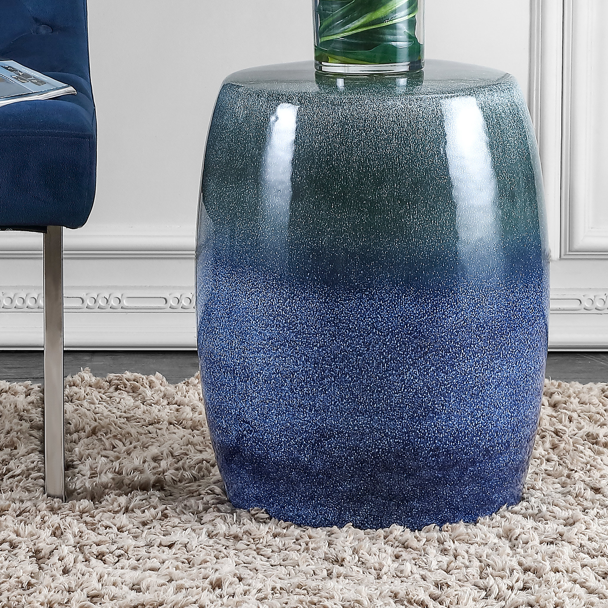 Ivy Bronx Gamal Ceramic Garden Stool & Reviews - Wayfair Canada