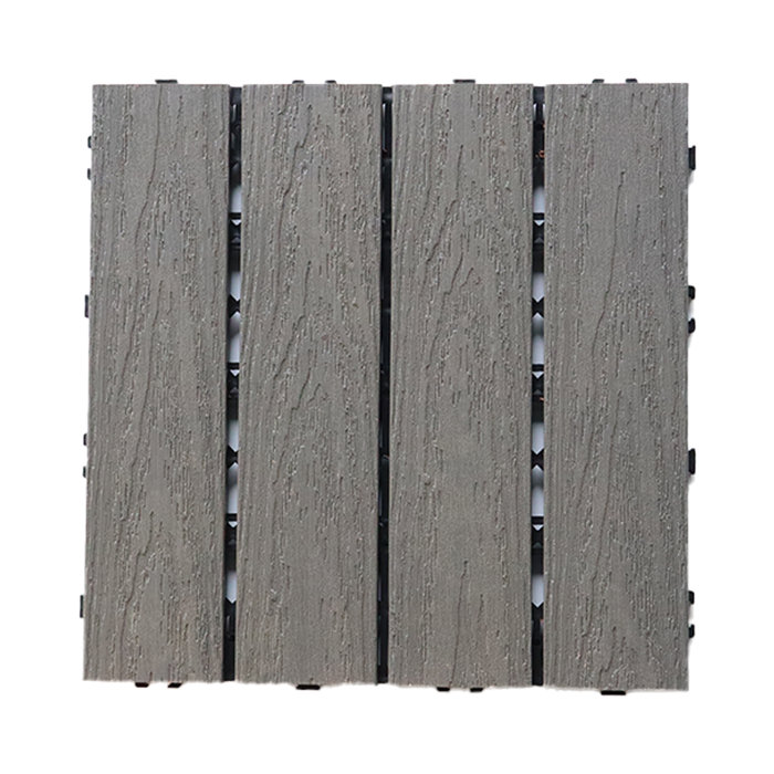 Jufeng Outdoor 11.8" X 11.8" CO-EXTRUDER HOLLOW Composite Interlocking ...