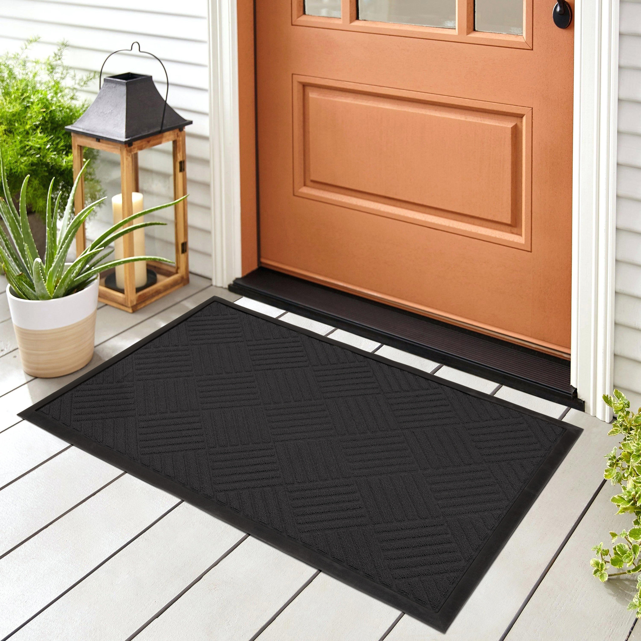 SmartDesign Smart Design All-weather High-traffic Door Mat - Large 2 ...