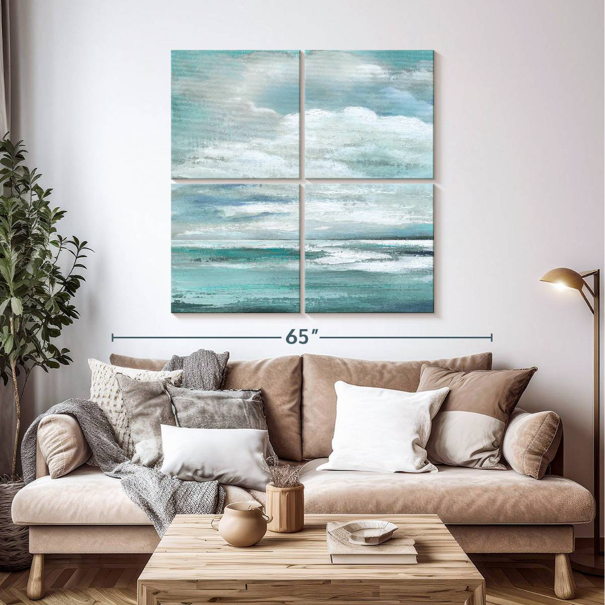 Wade Logan® Avery Billowing Clouds I | Wayfair