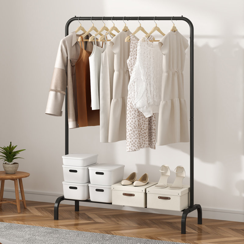 Rebrilliant 39.8" Metal Clothes Rack With Wheels & Reviews - Wayfair Canada